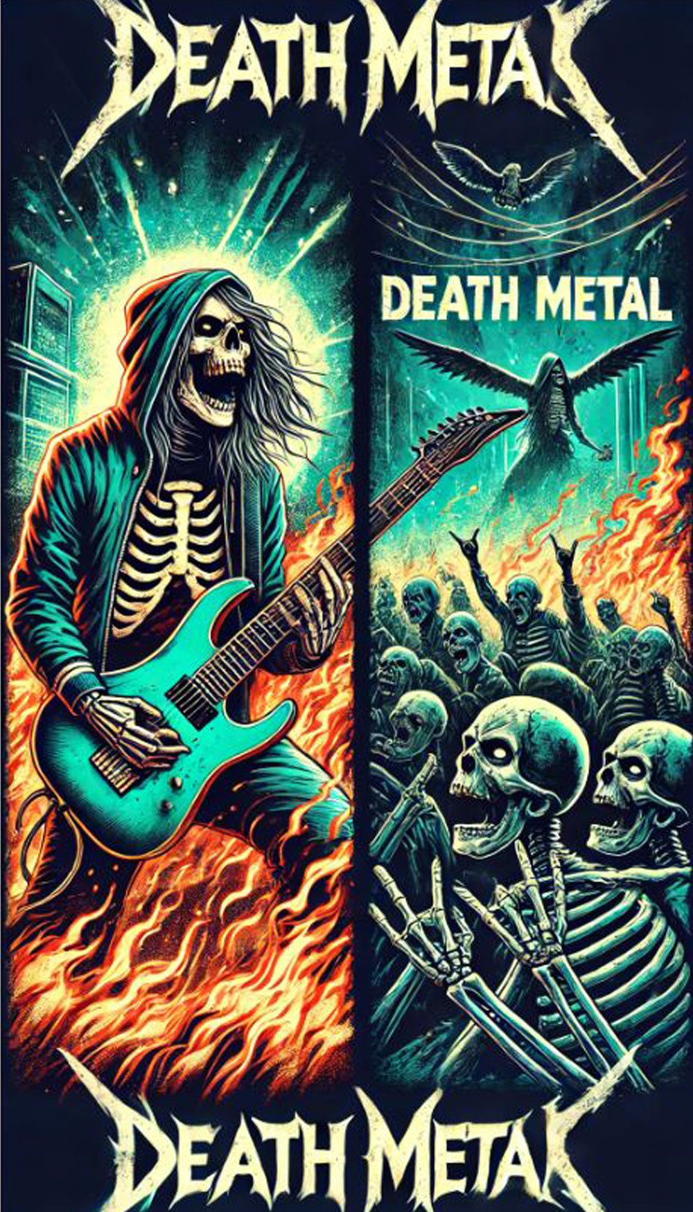 Death Metal: El rugido oscuro del metal extremo