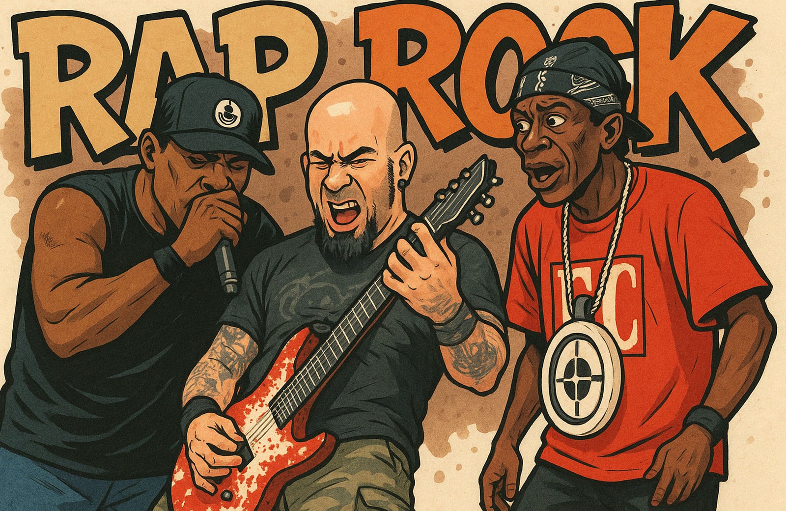Rap Rock: Ritmo y rebelion chocando y fusionando sonidos