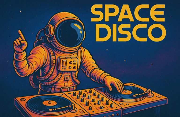 Space Disco: Estilo cósmico para encender pistas del futuro